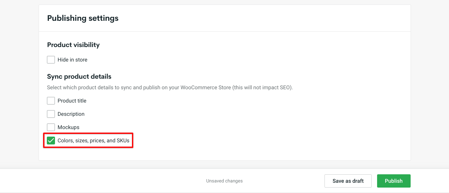 What happens when some product variants go out of stock? – Printify