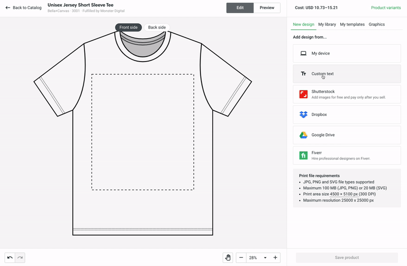 How Do I Create Text Designs Printify