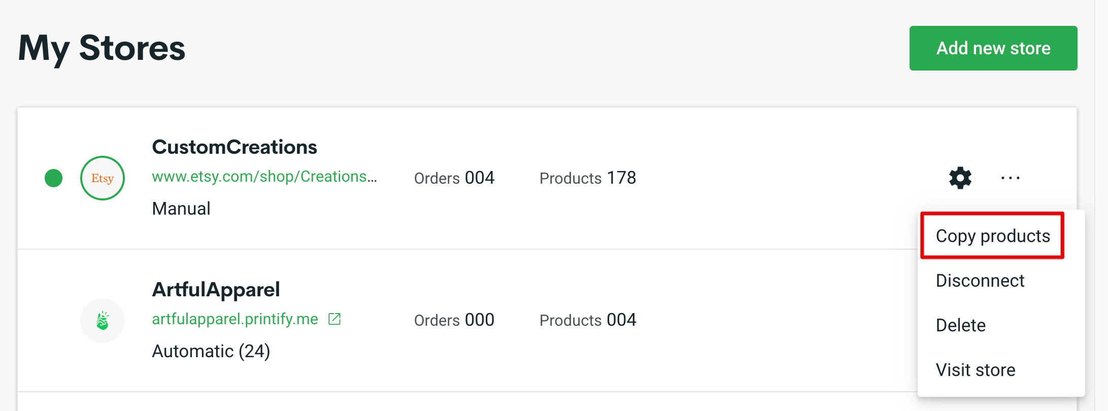 How can I duplicate (copy) products in Printify? – Printify