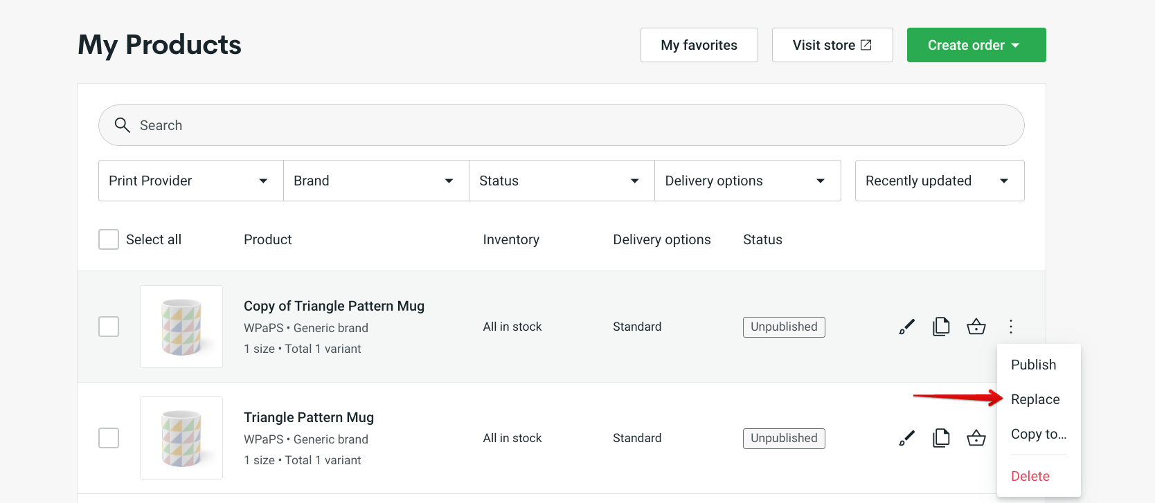 What should I do if a product in my order is out of stock or ...