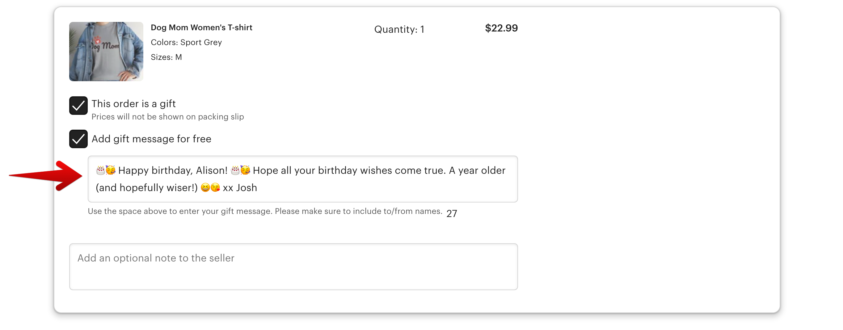 What are gift messages? – Printify