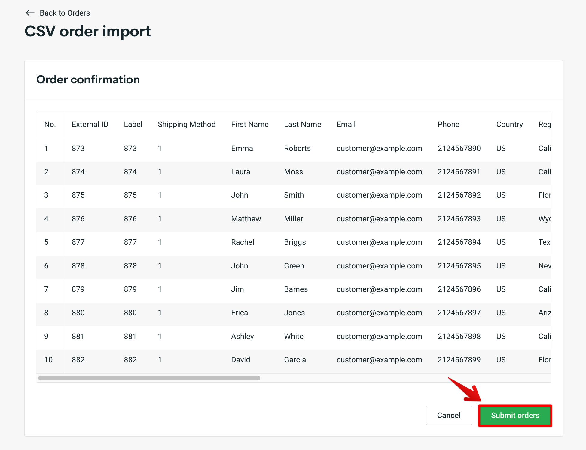 How can I import orders using a CSV file? – Printify
