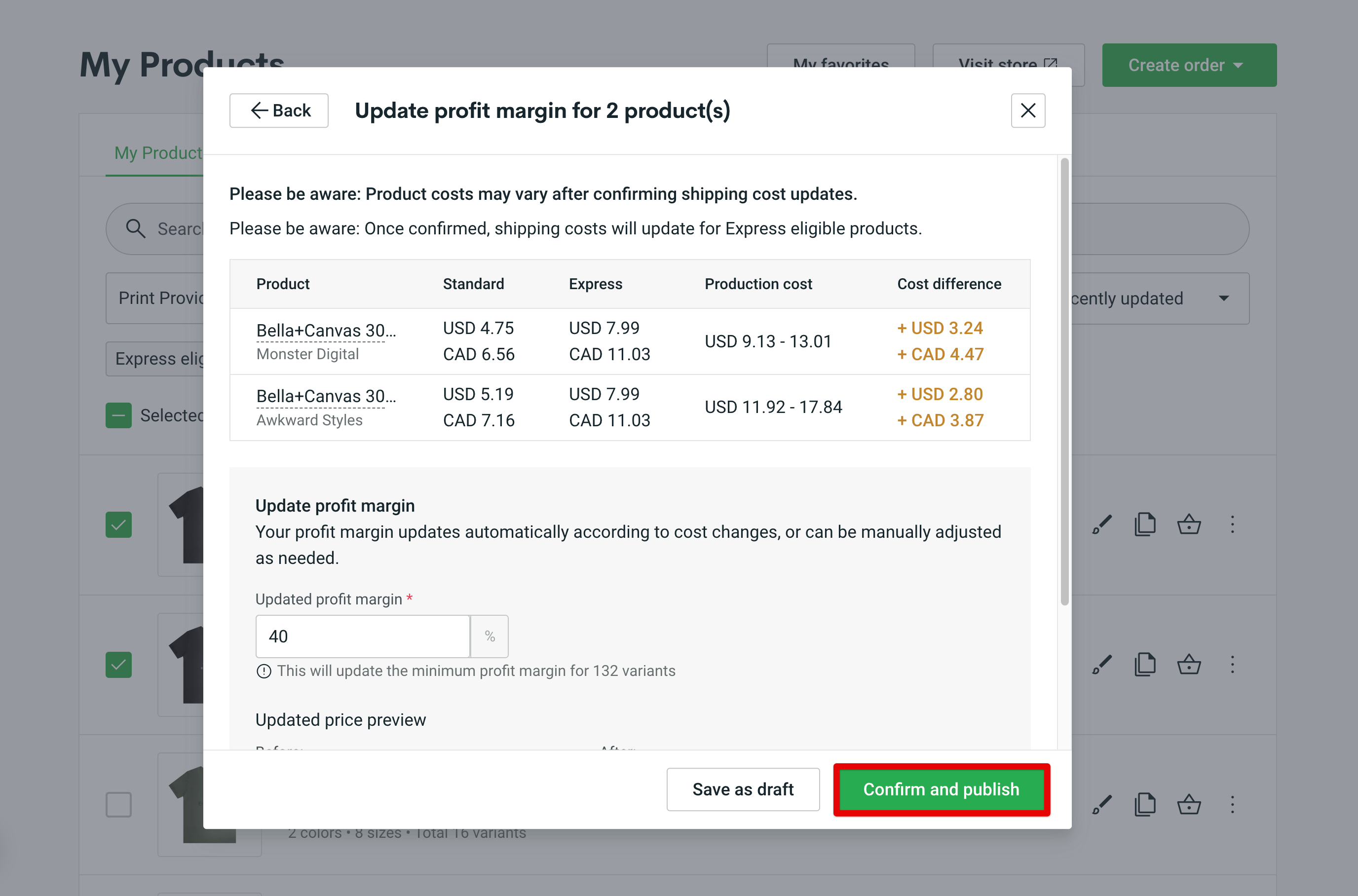 How can I set up Express Delivery for Shopify? – Printify