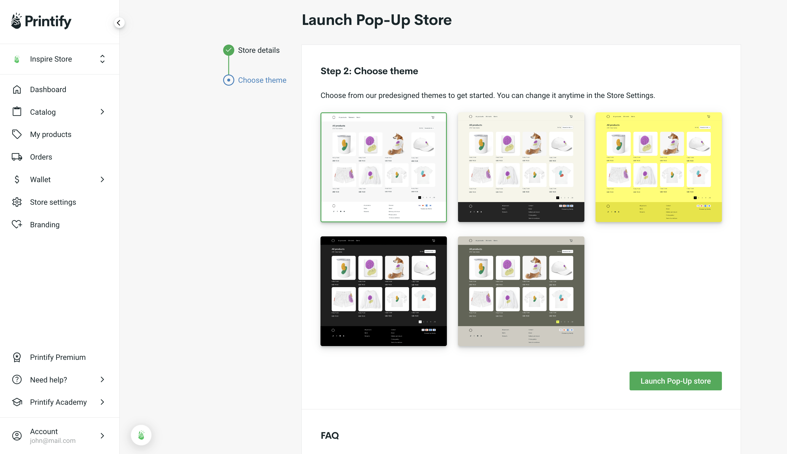 How can I create a Pop-Up Store? – Printify