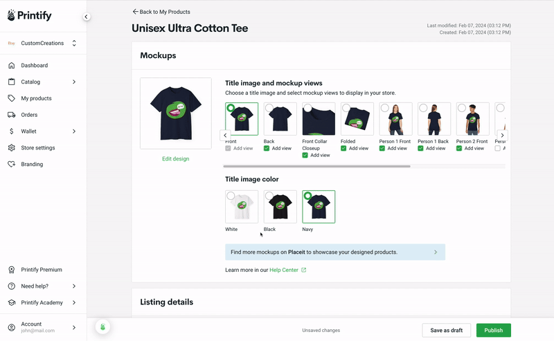 How can I create a product with Printify? – Printify