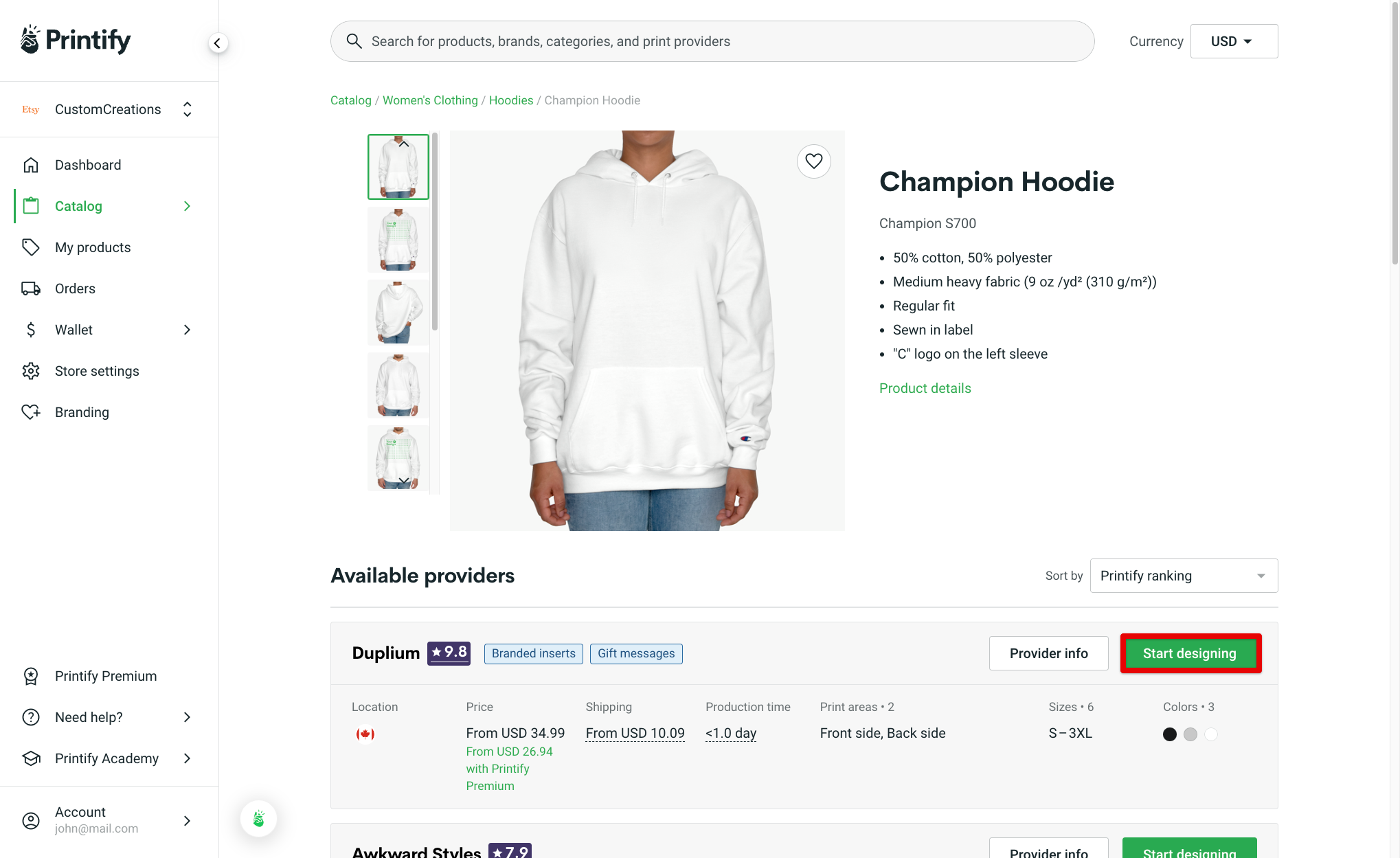 How do I use the Product Creator? – Printify