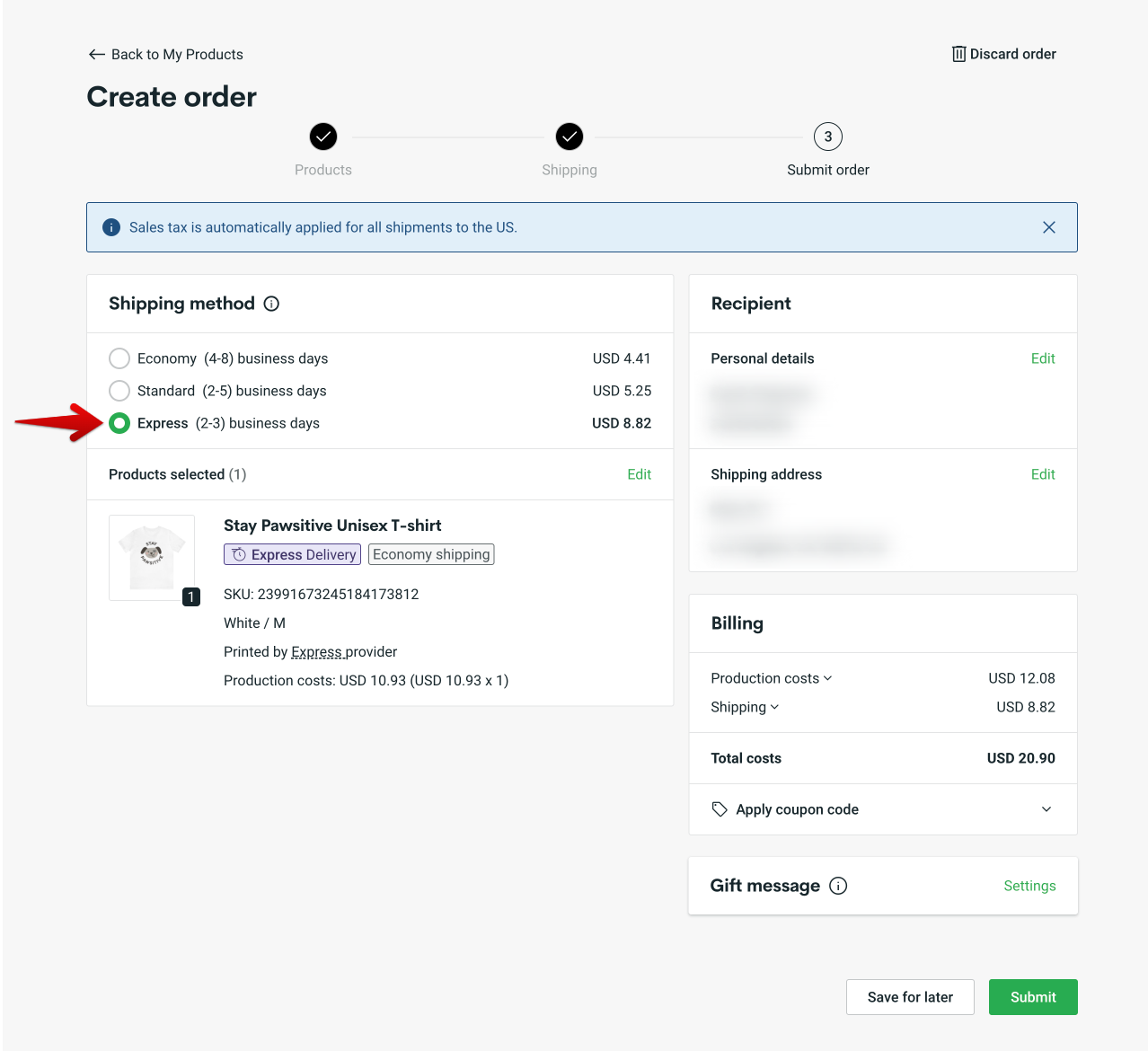 How can I create a manual order with Express Delivery? – Printify