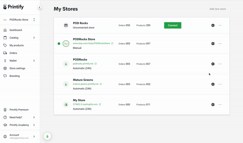 How can I disconnect my store from Printify? – Printify