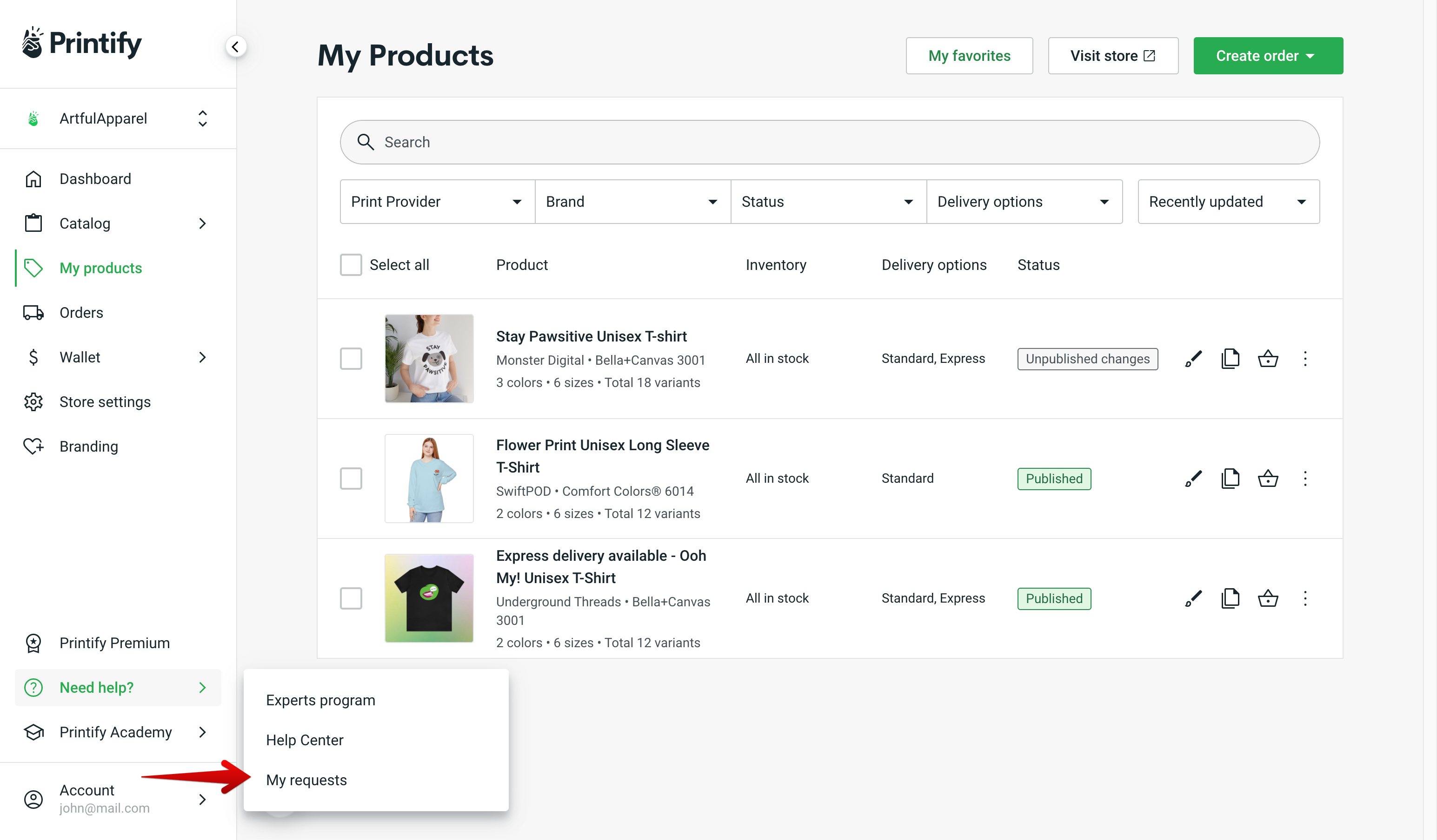 How can I contact the Printify Support Team? – Printify