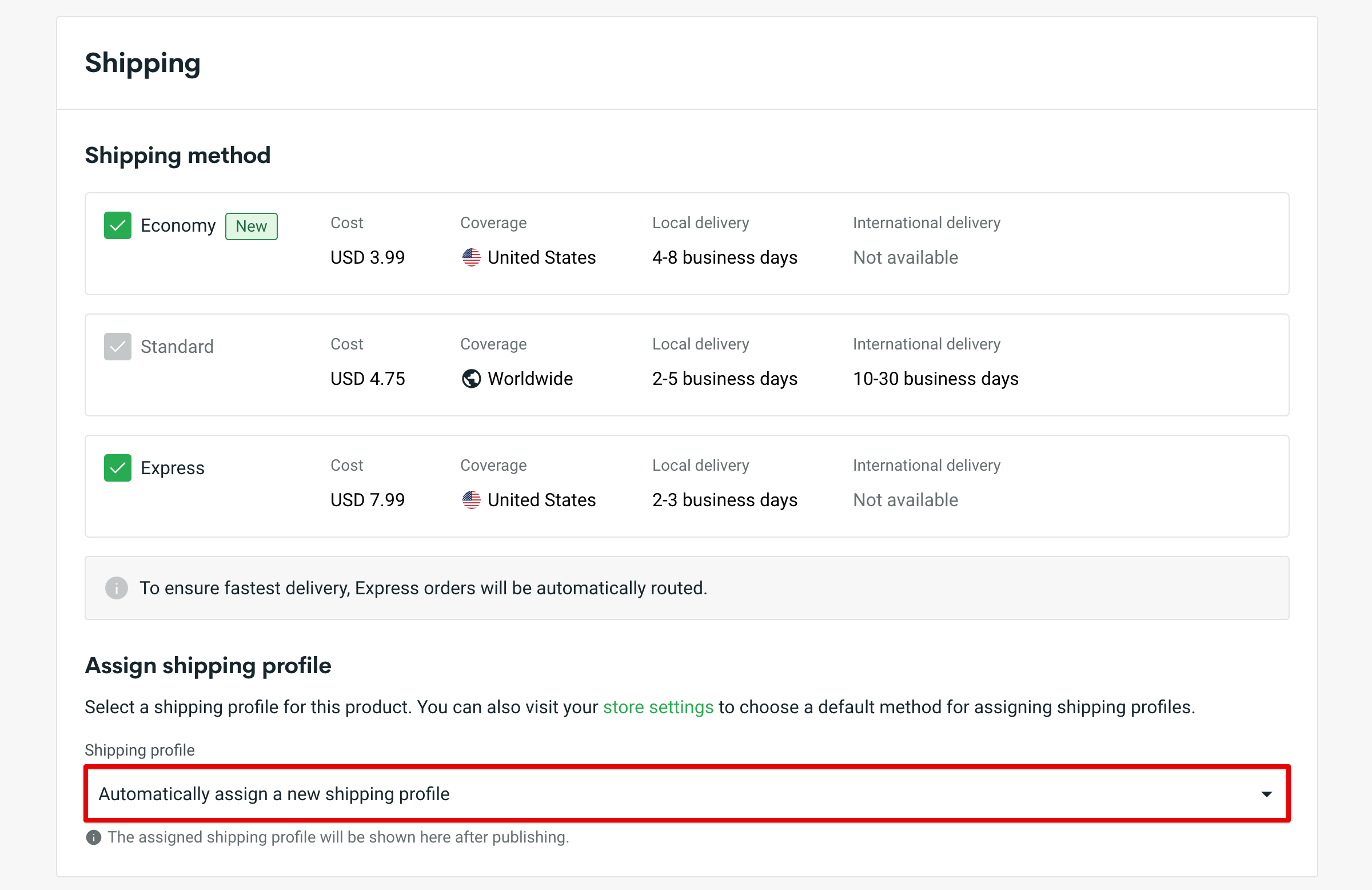 What are shipping profiles? – Printify