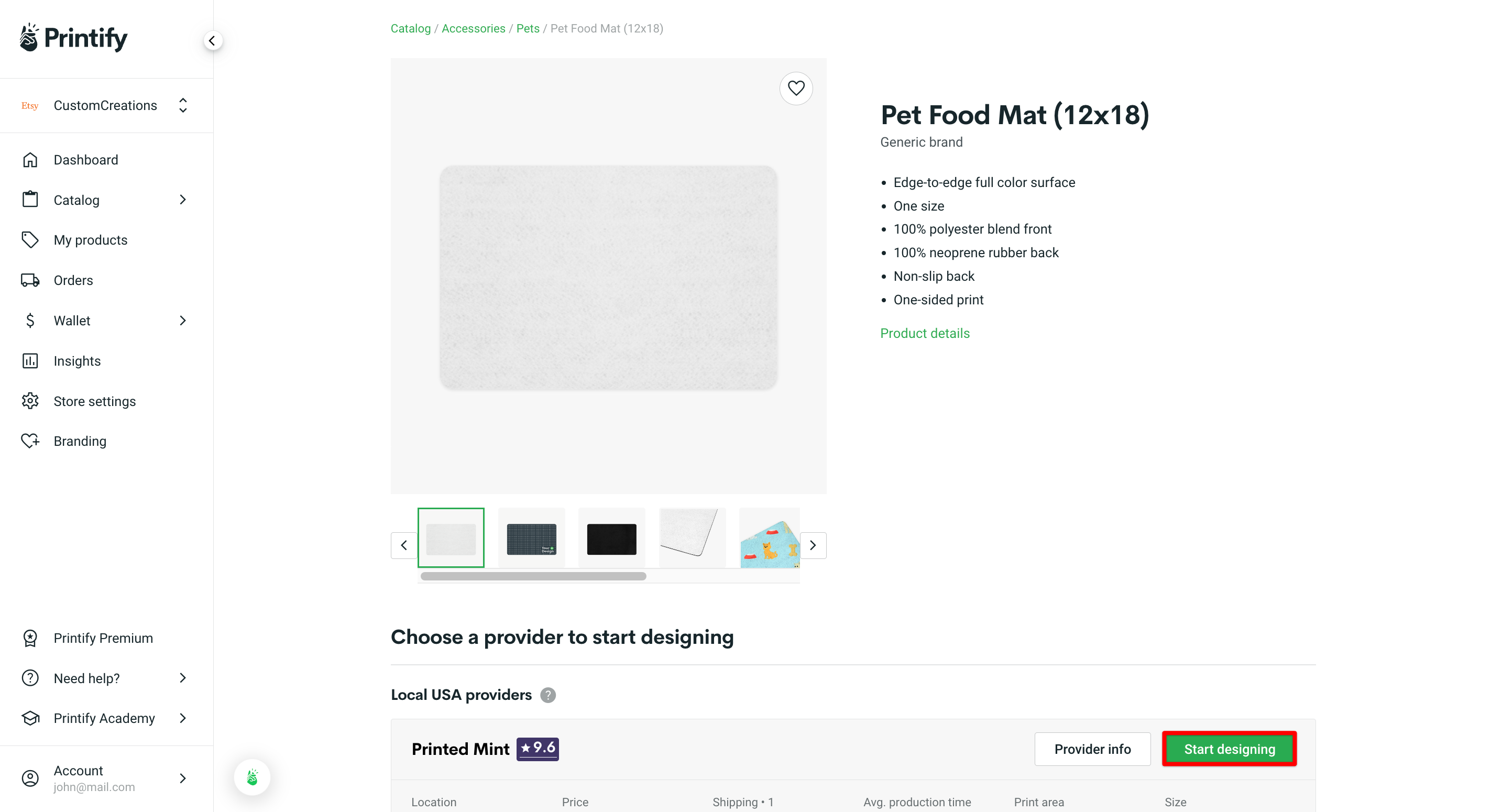 How can I design a product using Printify’s AI Image Generator? – Printify