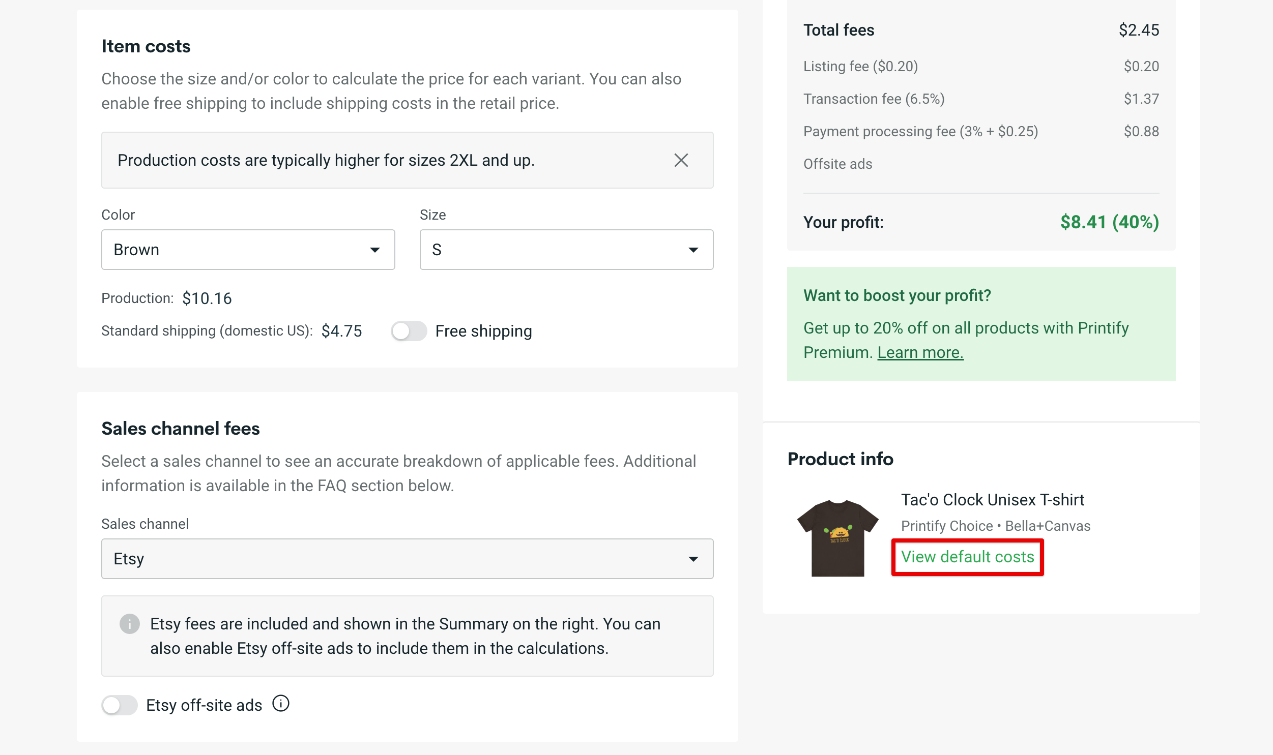 What is the Profit Calculator? – Printify