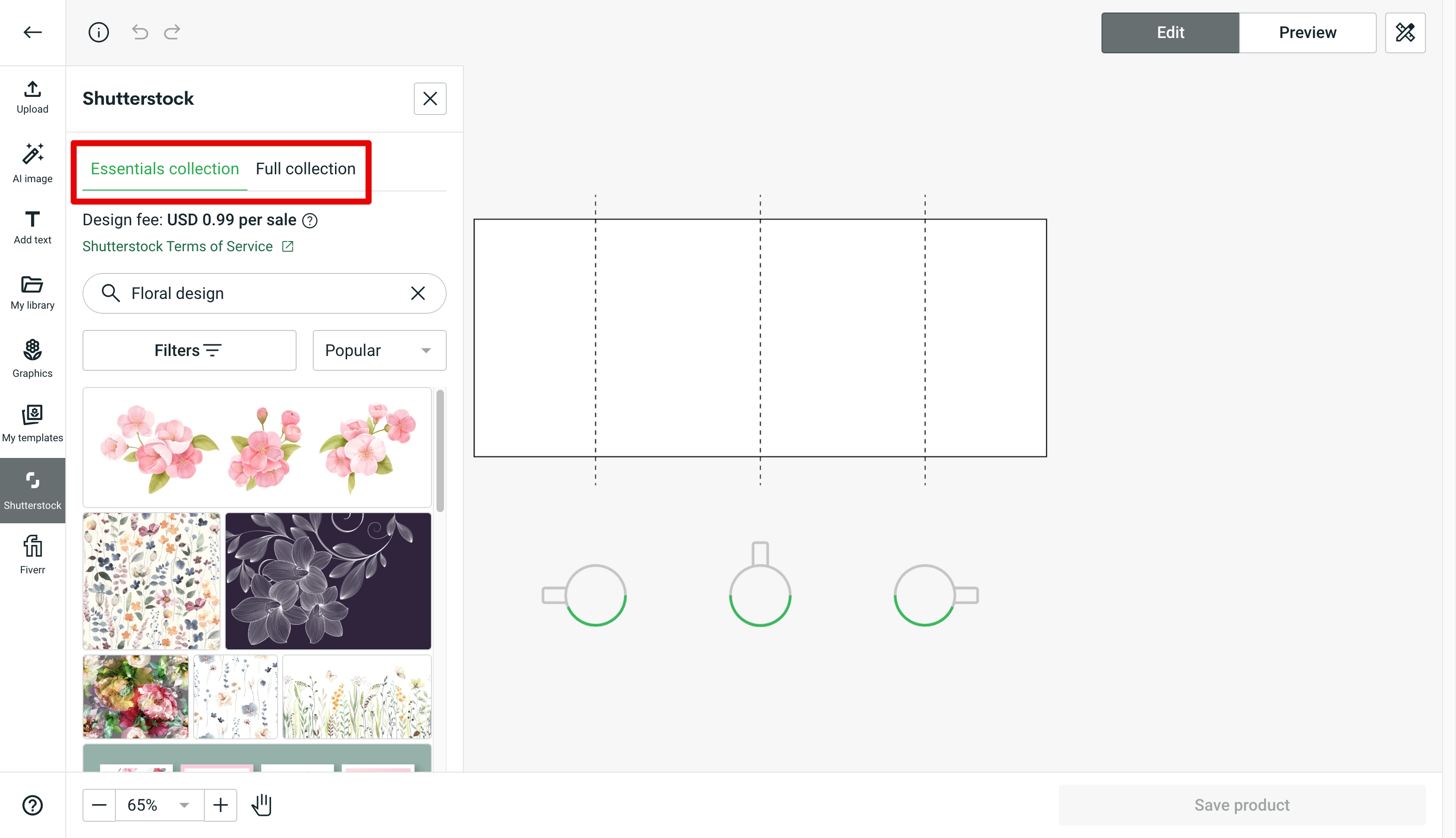 How can I use the images provided by Shutterstock? – Printify