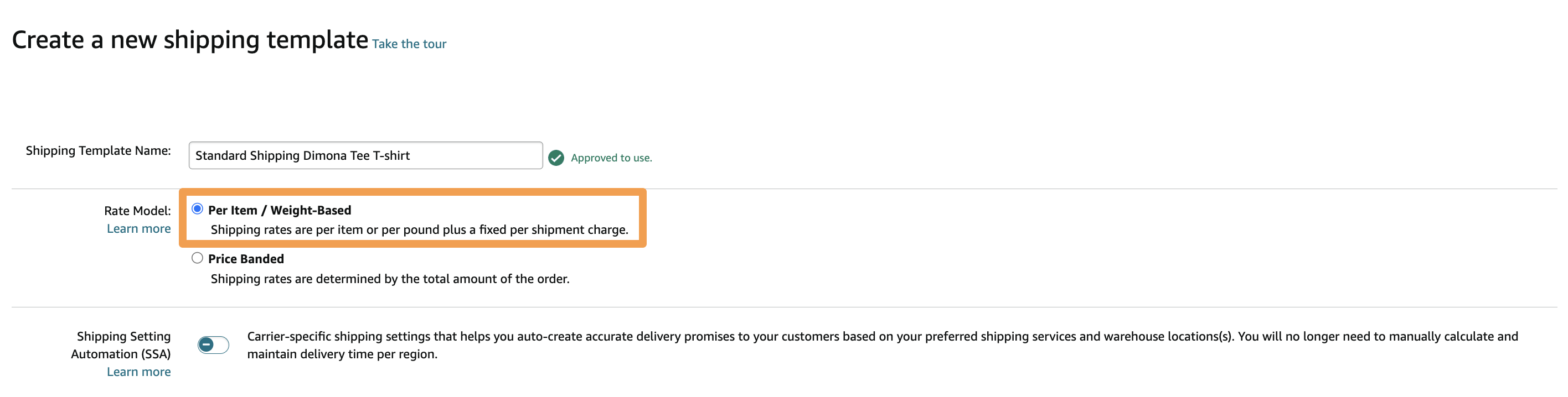 How can I set up per-item based shipping rates on Amazon US? – Printify