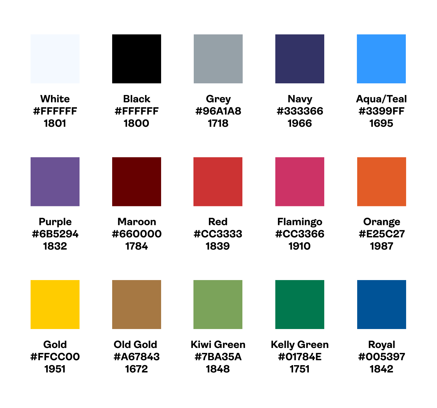 Which colors can I use in my embroidery design? – Printify