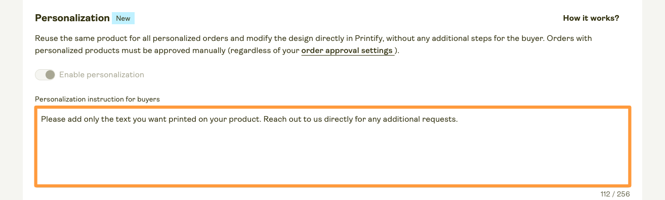 How do I set up product personalization? – Printify